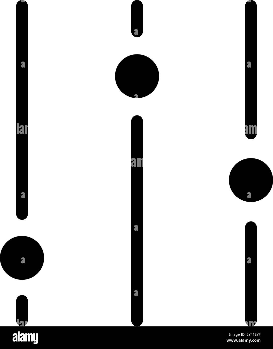 Equalizer settings - vector icon Stock Vector Image & Art - Alamy