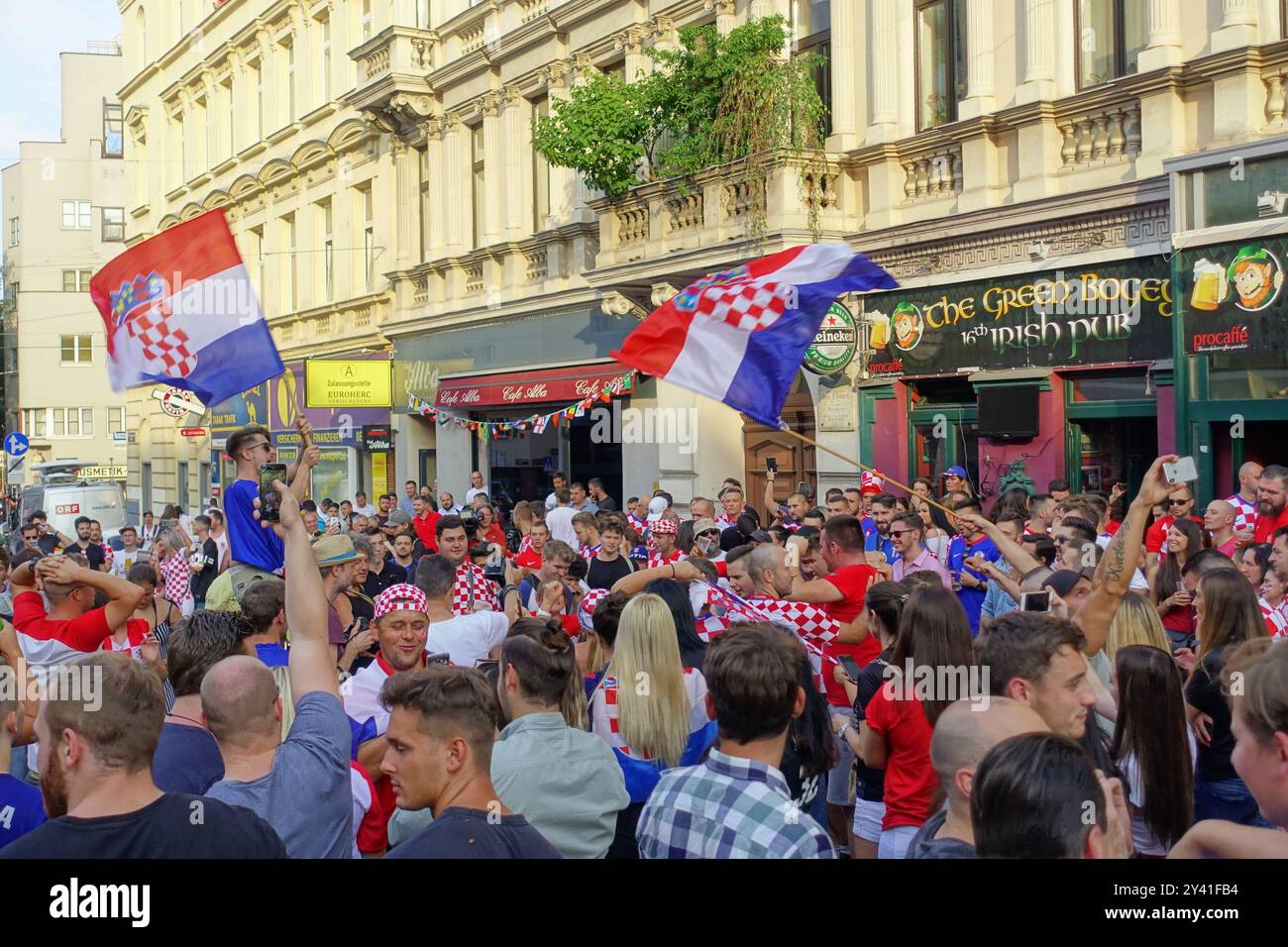 Wien, Fußballfans // Vienna, Soccer Fans *** Vienna, Soccer Fans Vienna ...