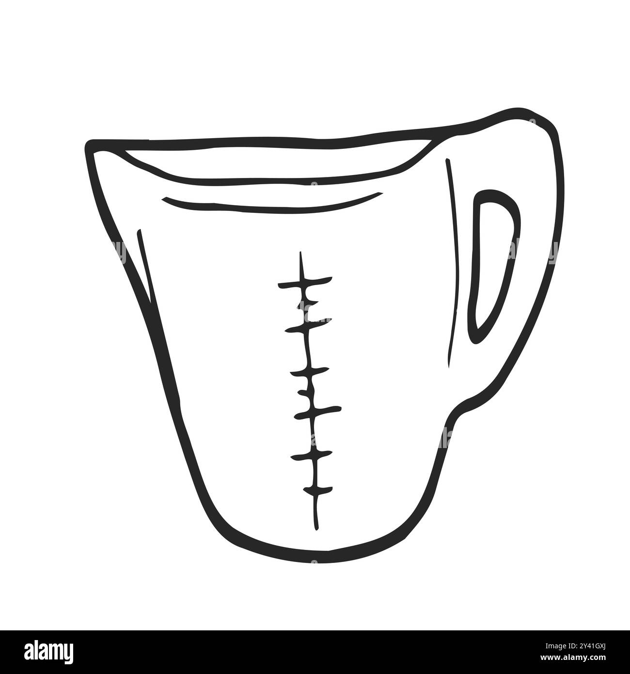 Measure cup Black and White Stock Photos & Images - Alamy