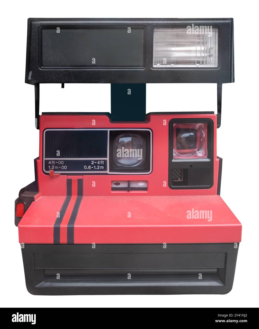 An Isolated Vintage Retro Instant Camera From The 80s Stock Photo - Alamy