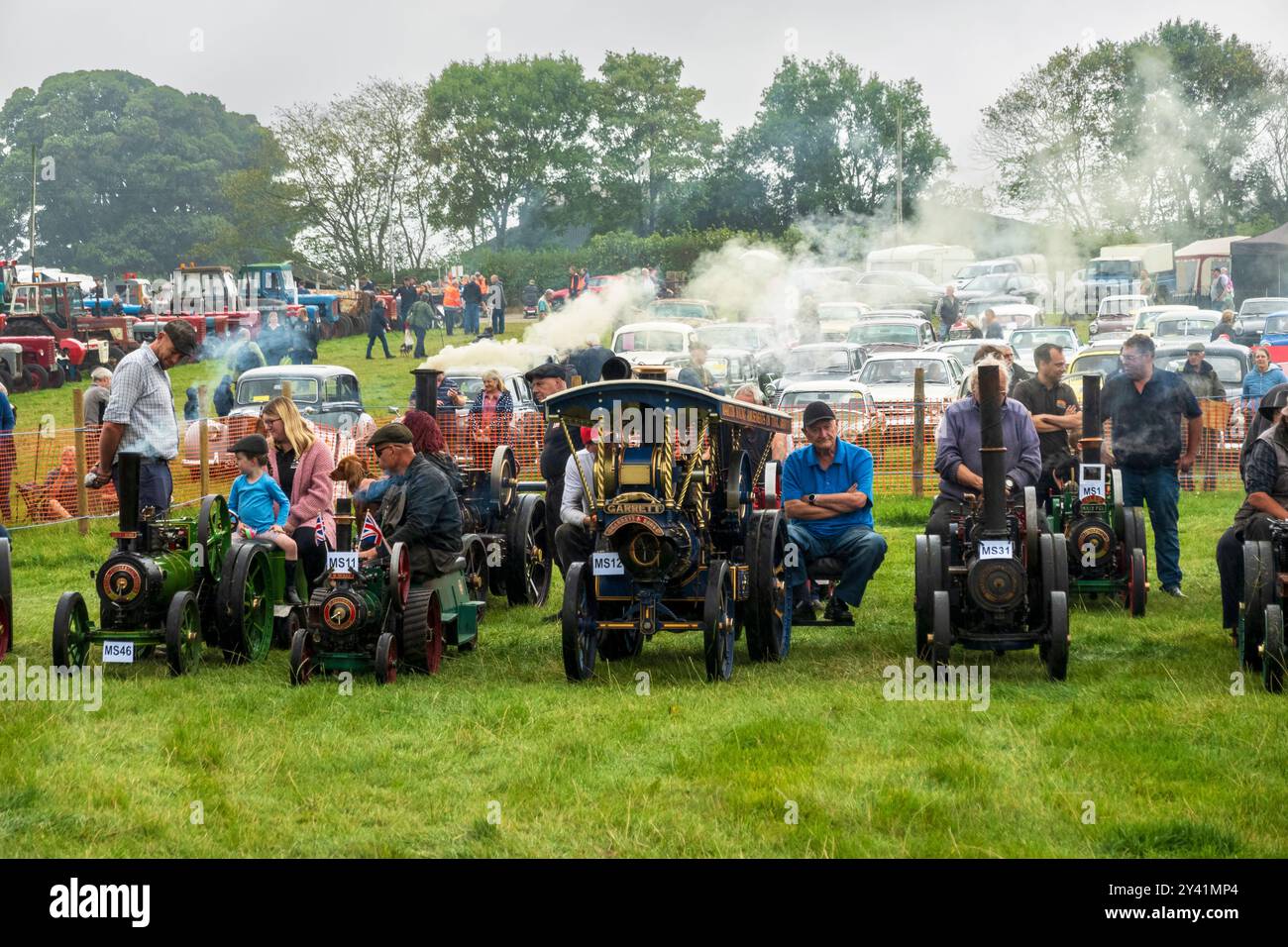Model steam engines on display at the 37th Hunton Steam Gathering, 2024 ...