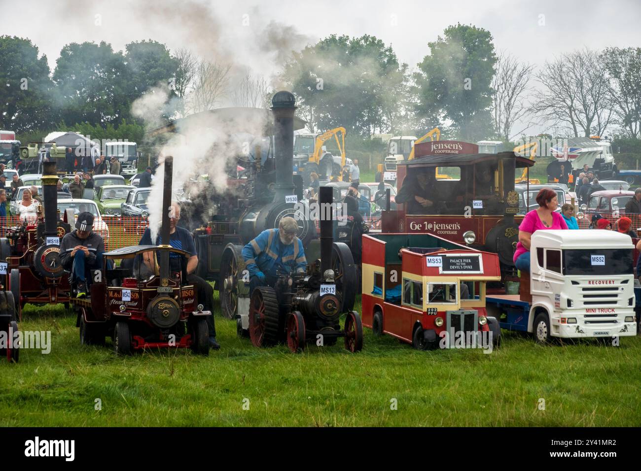 cale model steam engines on display at Hunton Steam Gathering, 2024 ...
