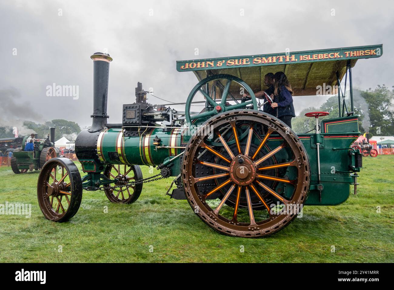 Chas Burrell & Sons Steam Traction Engine at the 37th Hunton Steam ...