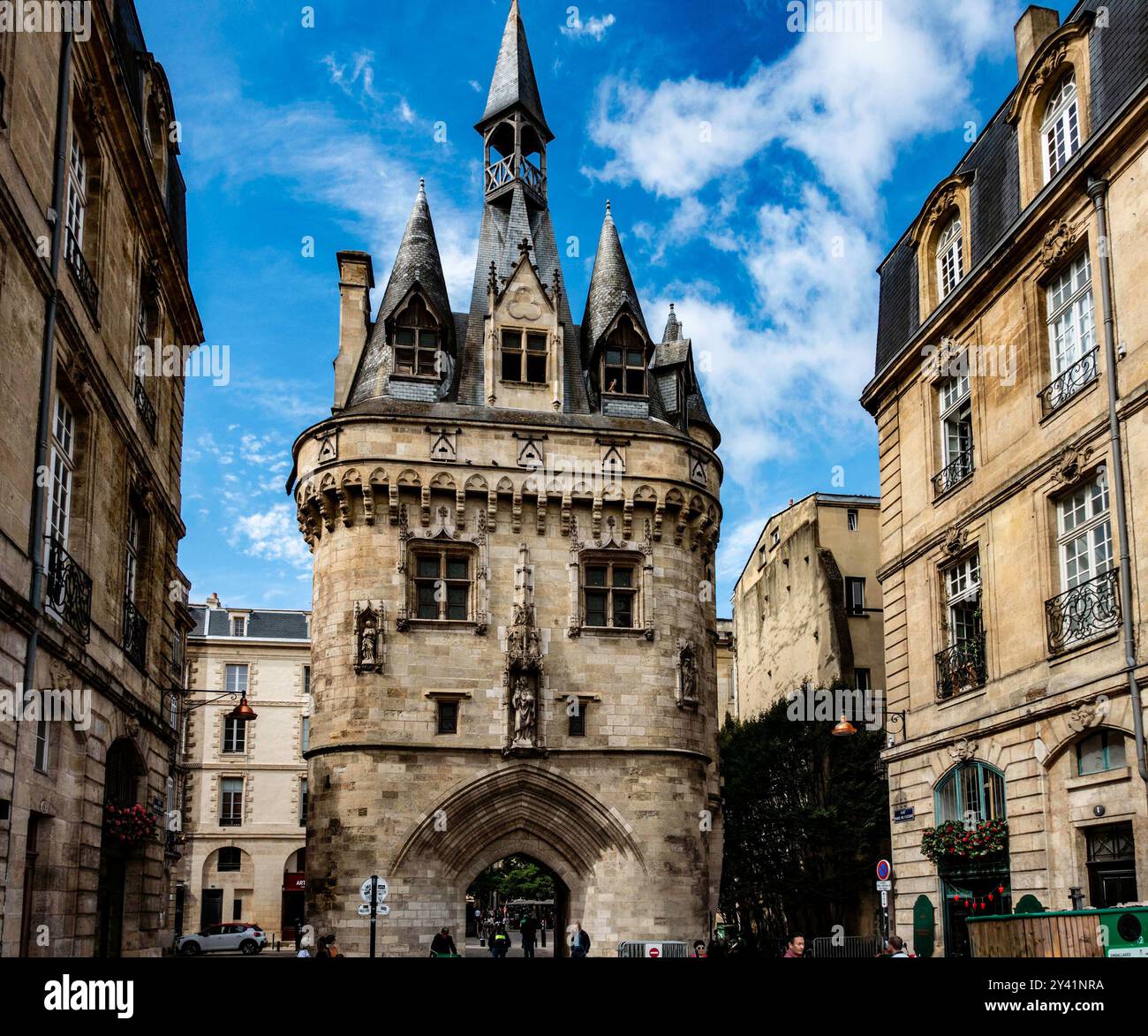 A rear view of The Great bell of Bordeaux, The Grosse Cloche in ...