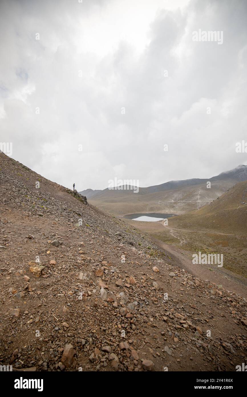 Laguna del Sol ️ in the Nevado de Toluca, a national park located on a ...