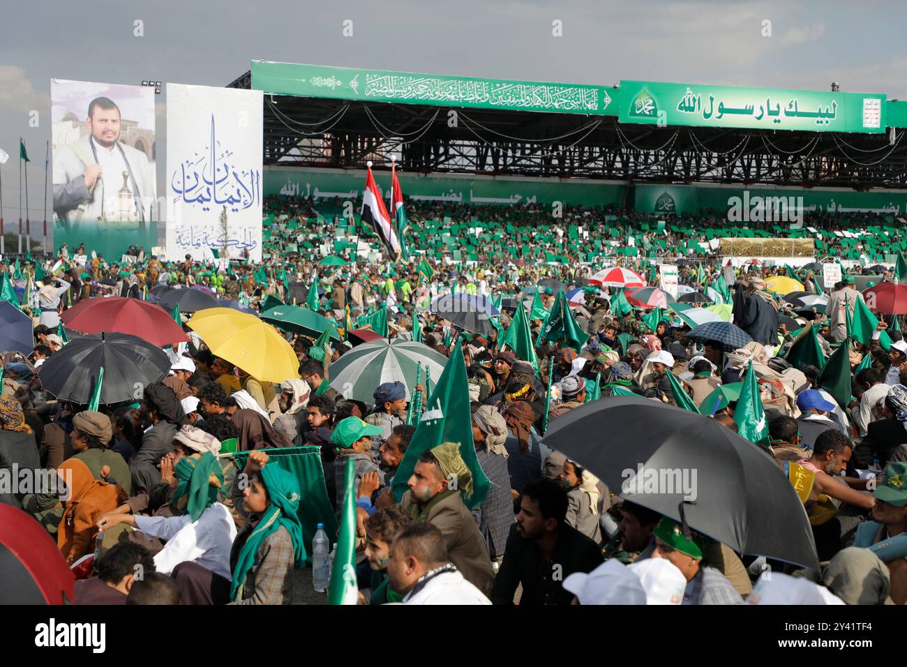 Sanaa, Sanaa, Yemen. 15th Sep, 2024. Yemeni Muslims attend a rally ...
