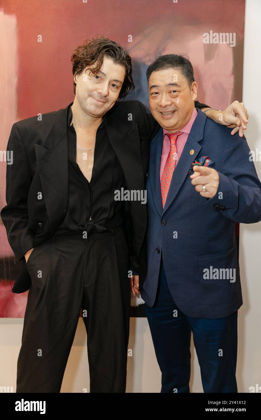 Harley Cortez LABA signed artist & Joey Zhou TV Host & founder of Los ...