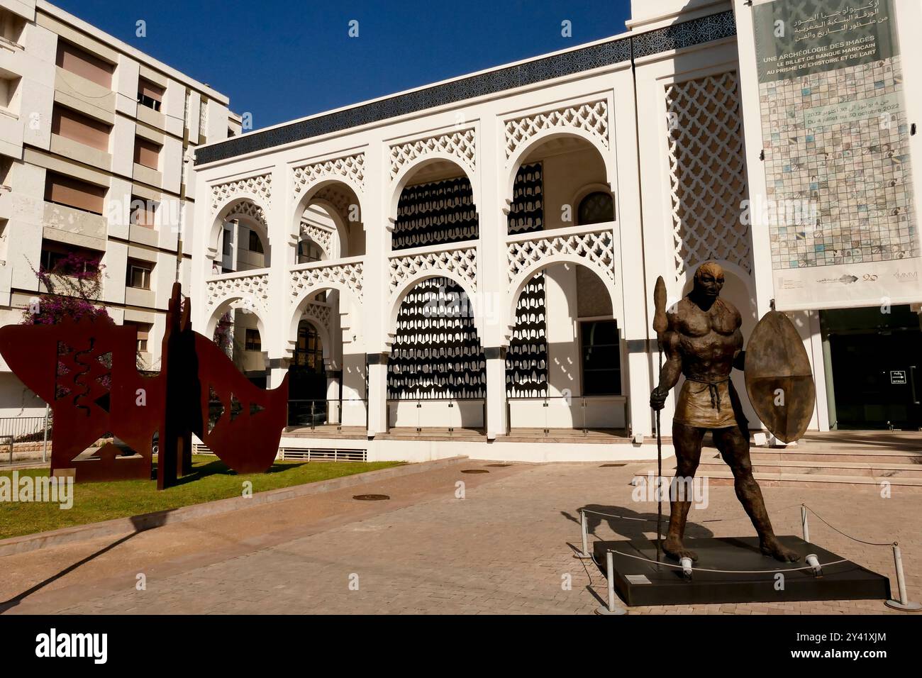 The nouvelle ville of Rabat, modern neighborhood with colonial ...