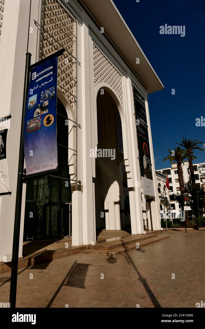 The nouvelle ville of Rabat, modern neighborhood with colonial ...