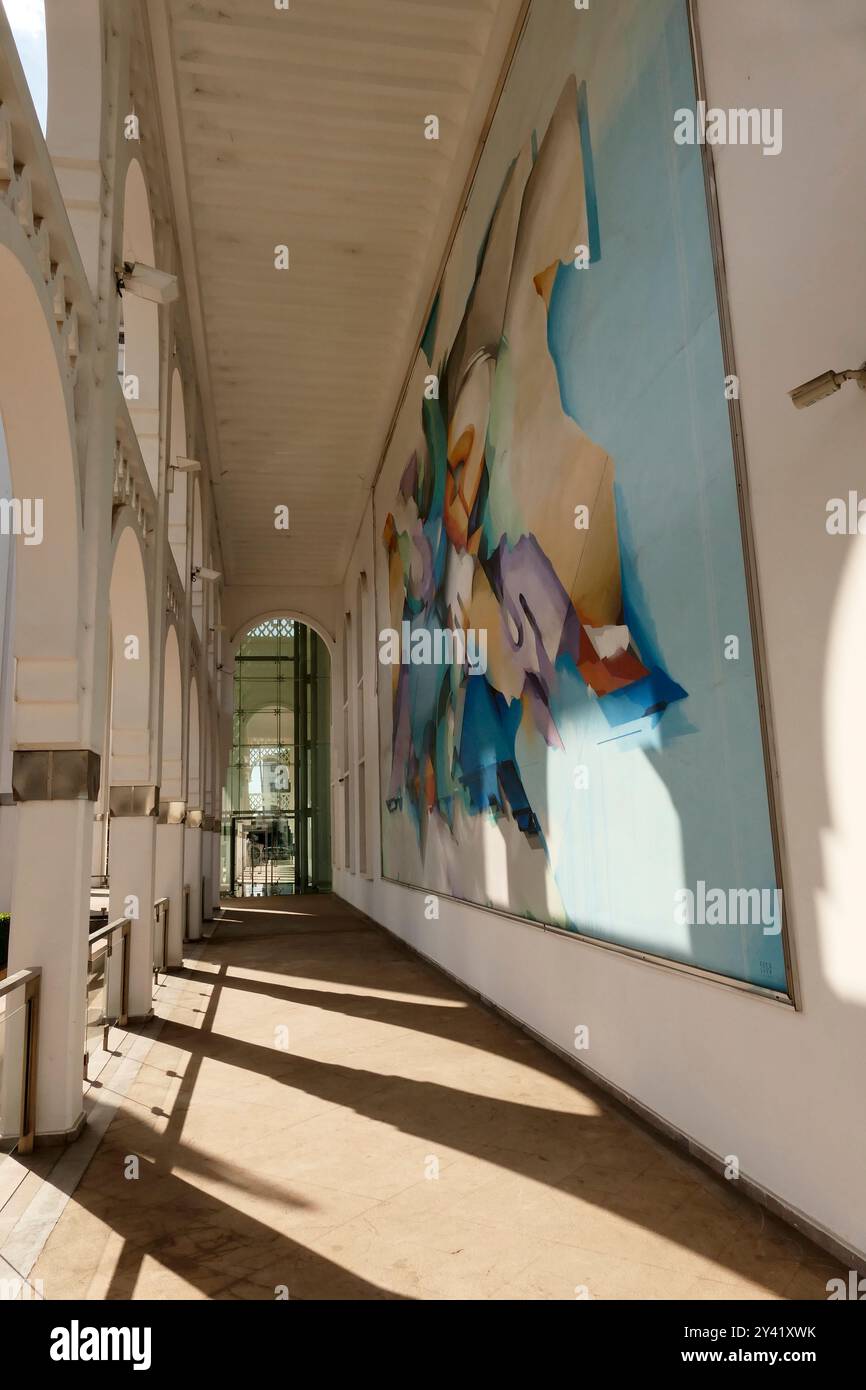 The nouvelle ville of Rabat, modern neighborhood with colonial ...