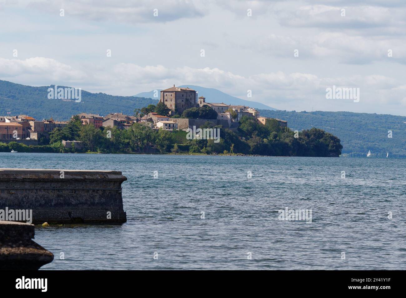 Lake bolsena capodimonte peninsula hi-res stock photography and images ...