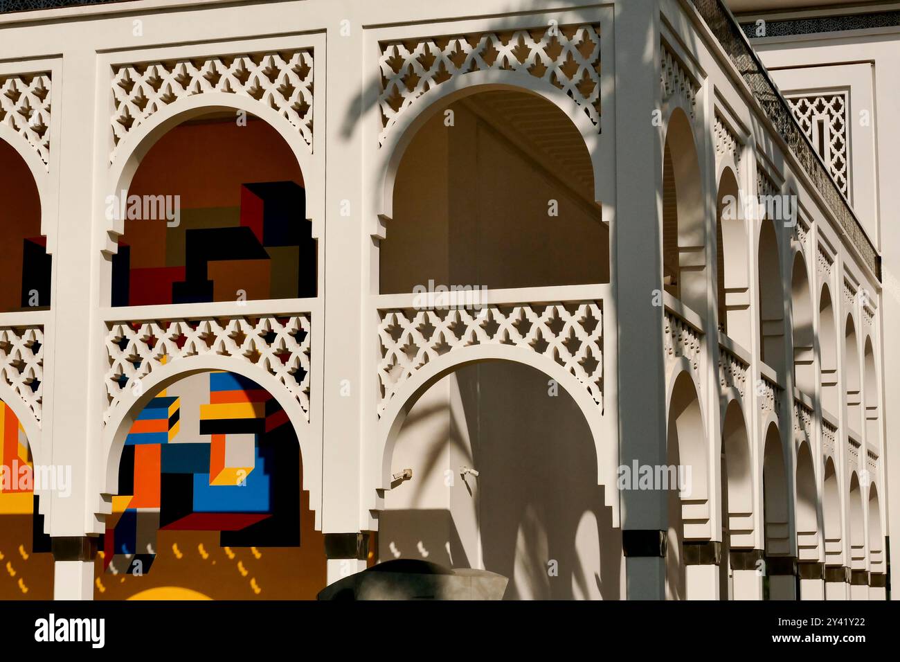 The nouvelle ville of Rabat, modern neighborhood with colonial ...