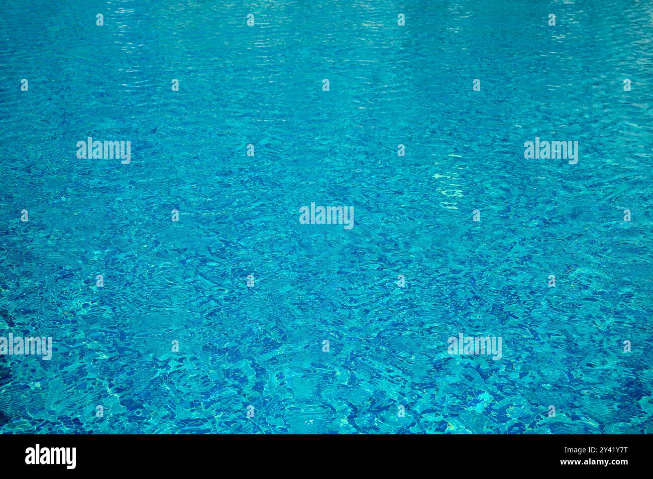 Rippled Water In the Swimming Pool 1 Stock Photo - Alamy