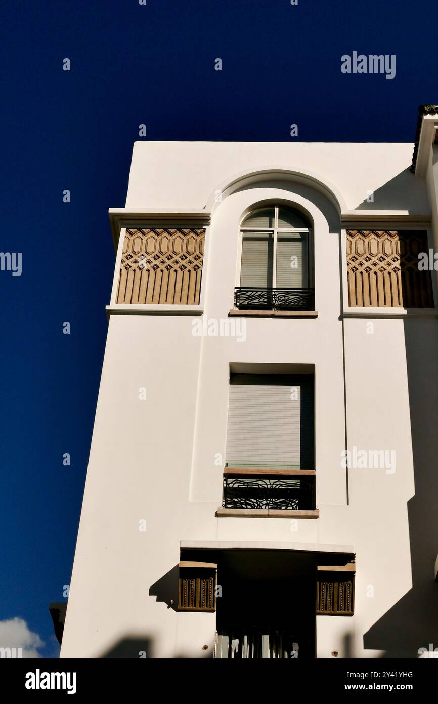 The nouvelle ville of Rabat, modern neighborhood with colonial ...