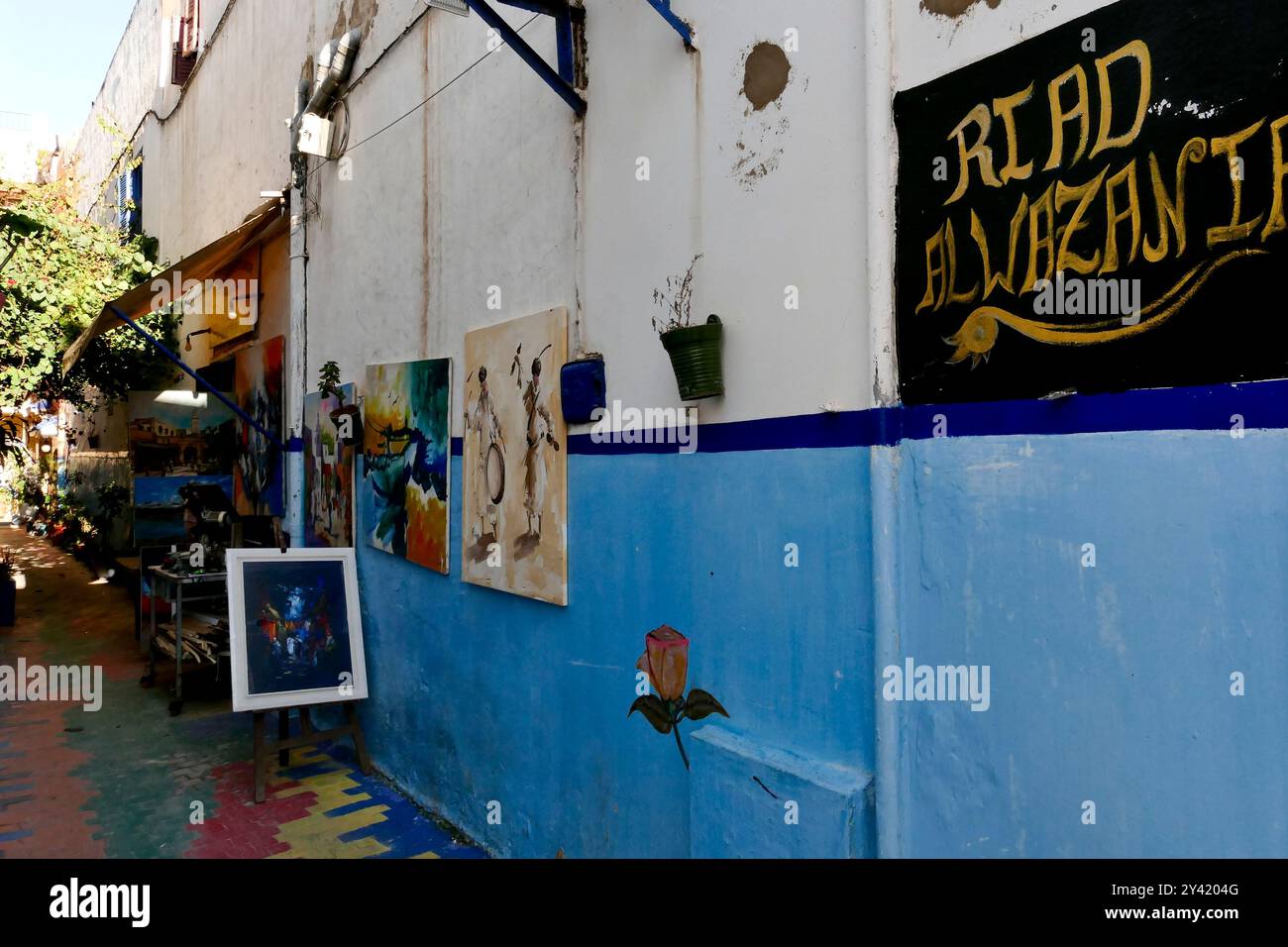 the Souk and the Medina of Rabat with its colors. Rabat,Morocco,North ...