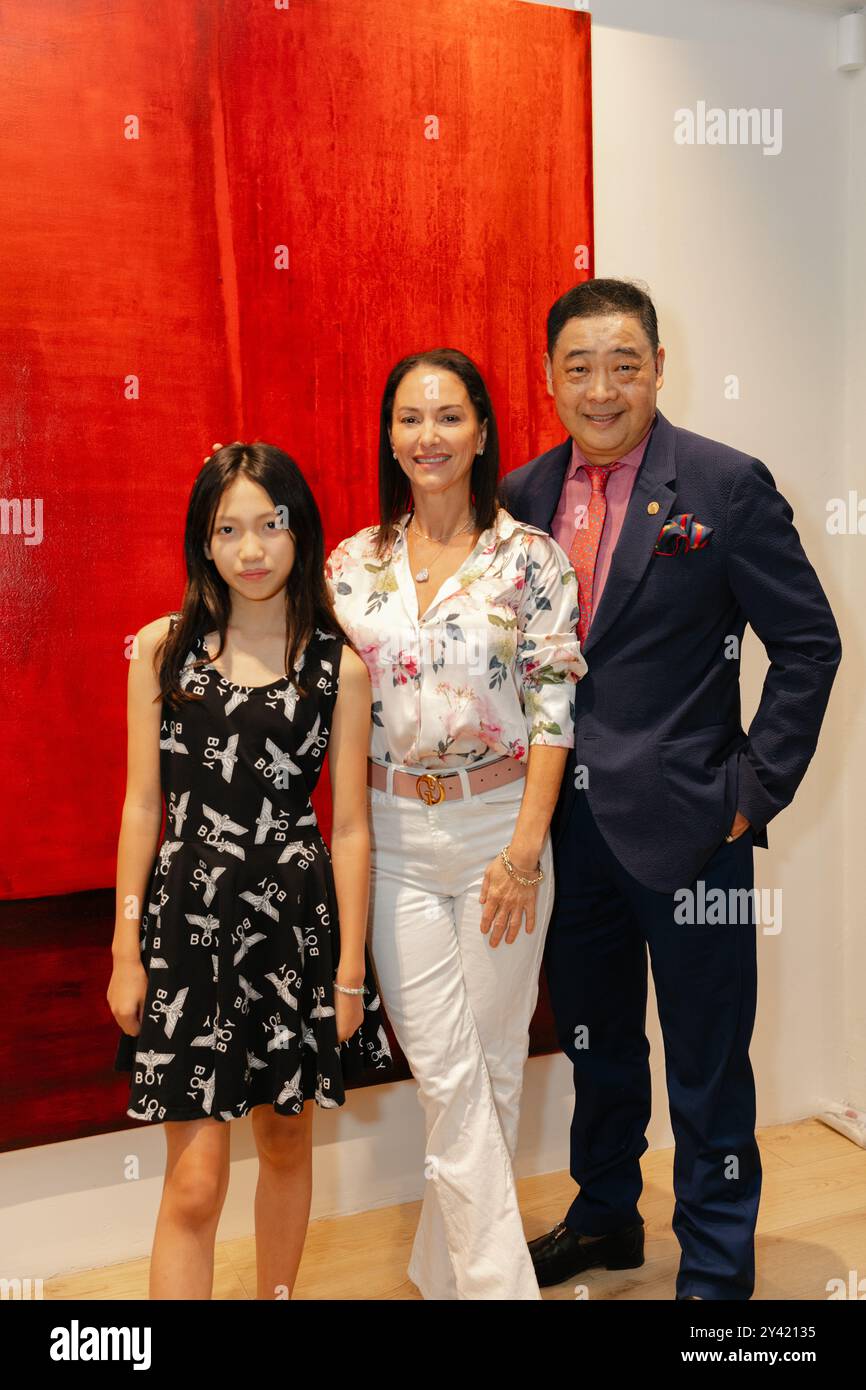 Belle Zhang LABA signed artist, Brooke Douek & Joey Zhou TV Host ...