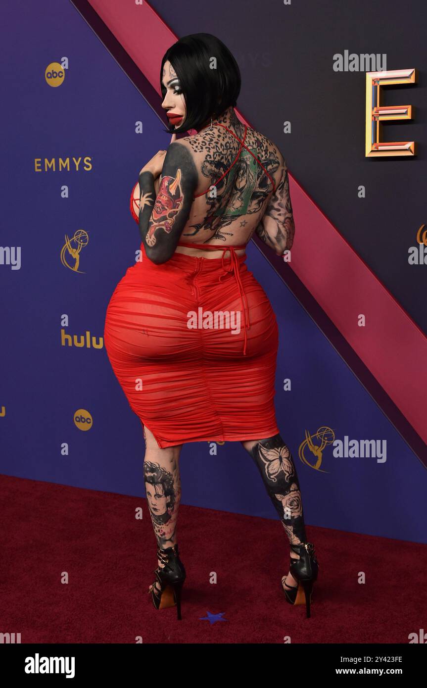 Plane Jane arrives at the 76th Primetime Emmy Awards on Sunday, Sept ...