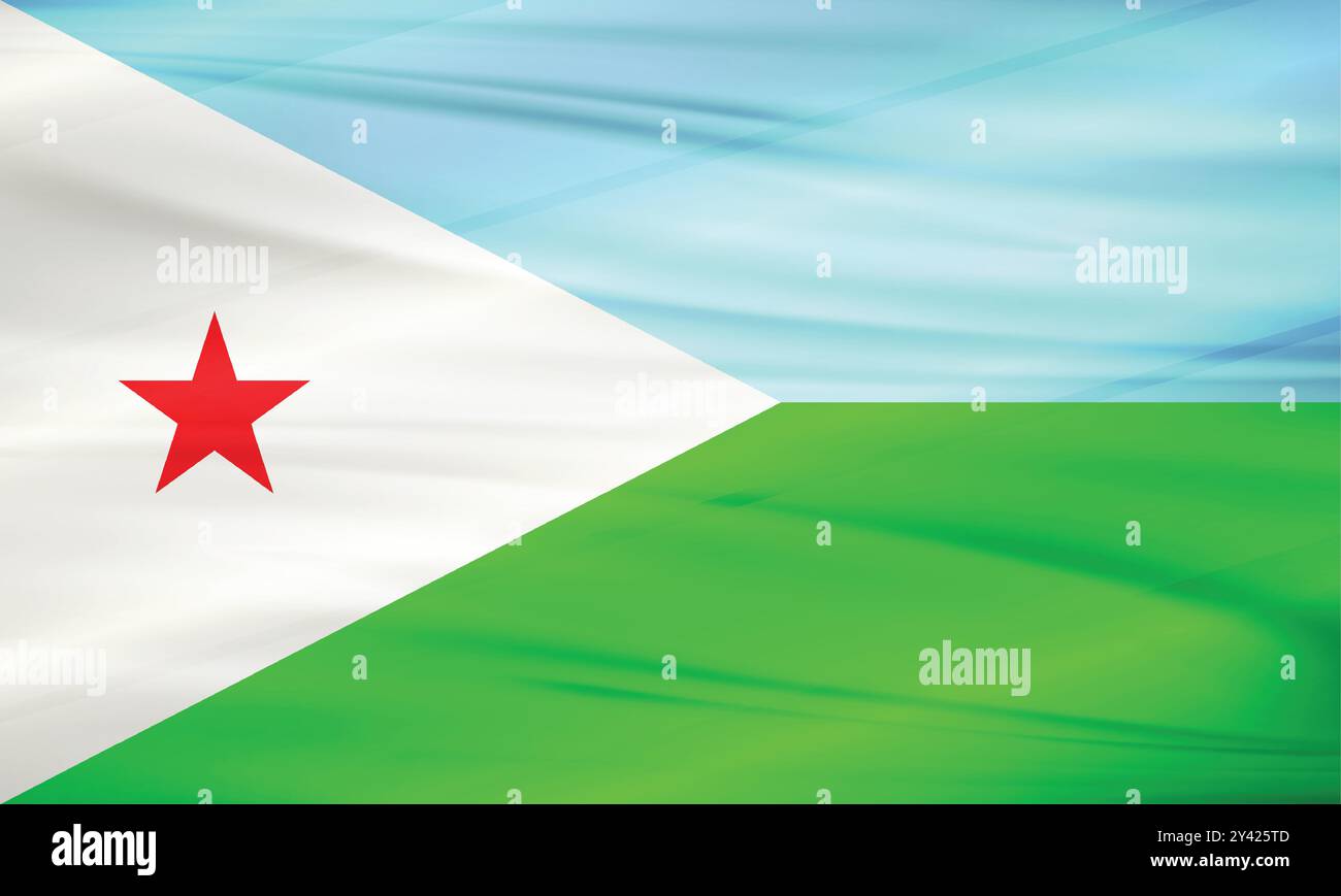 Vibrant red flag green Stock Vector Images - Alamy