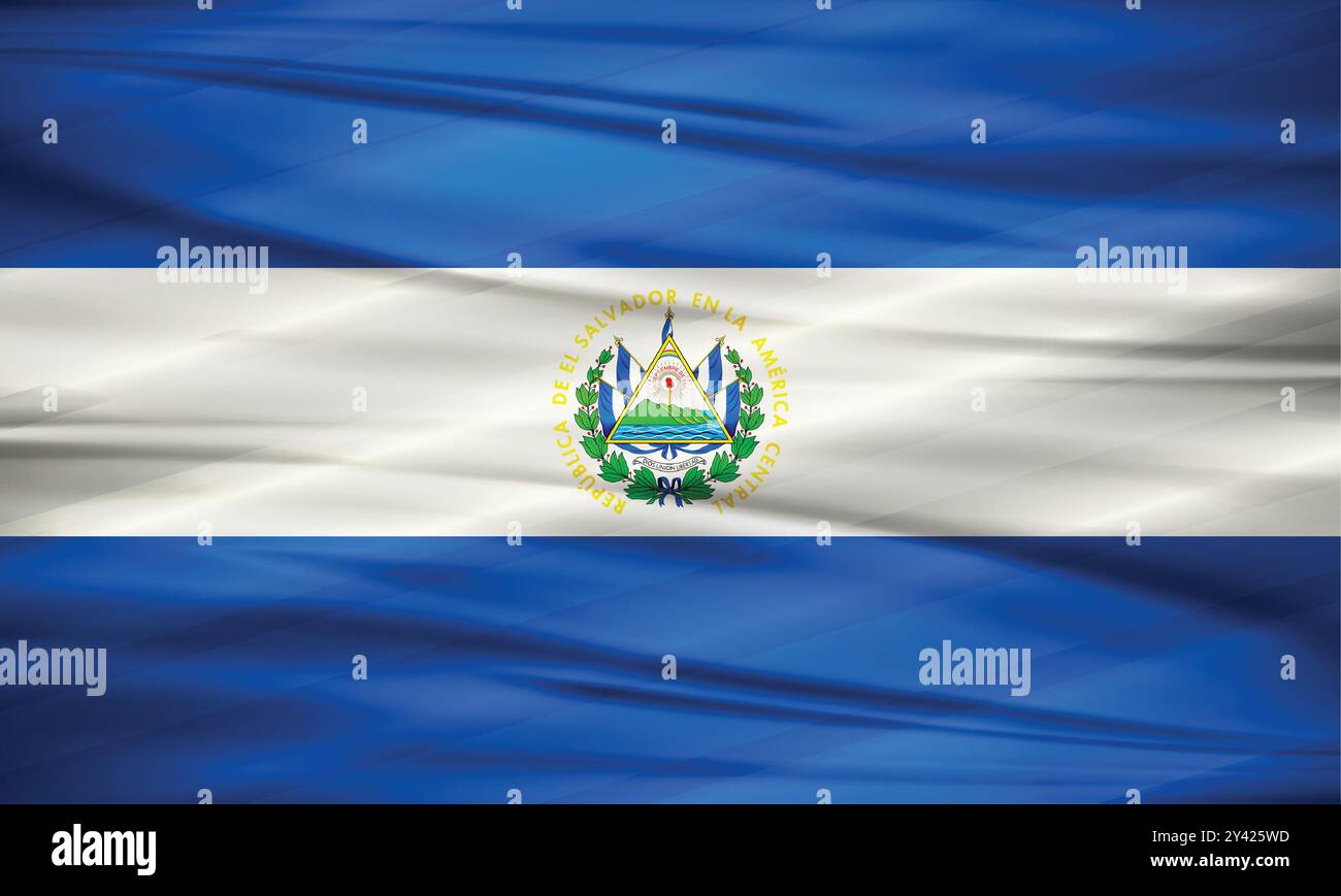 El Salvador Flag and Editable Vector, El Salvador Country Flag Stock ...