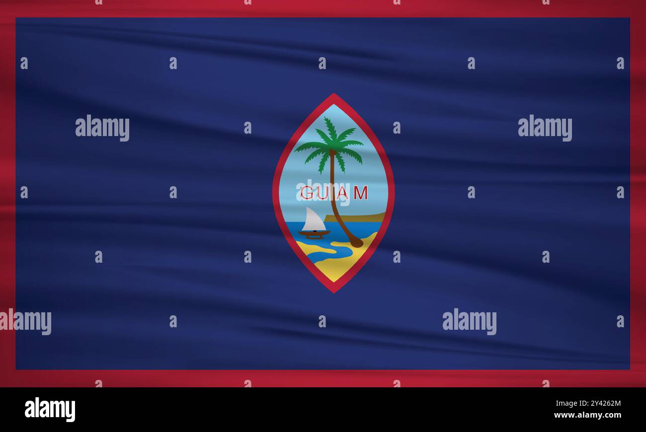 Editable vector guam country flag hi-res stock photography and images ...