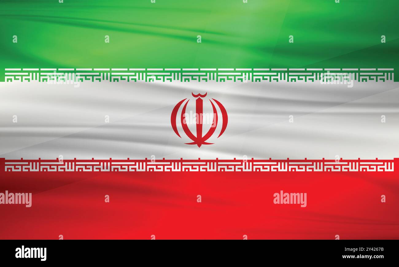 Editable vector iran country flag hi-res stock photography and images - Alamy