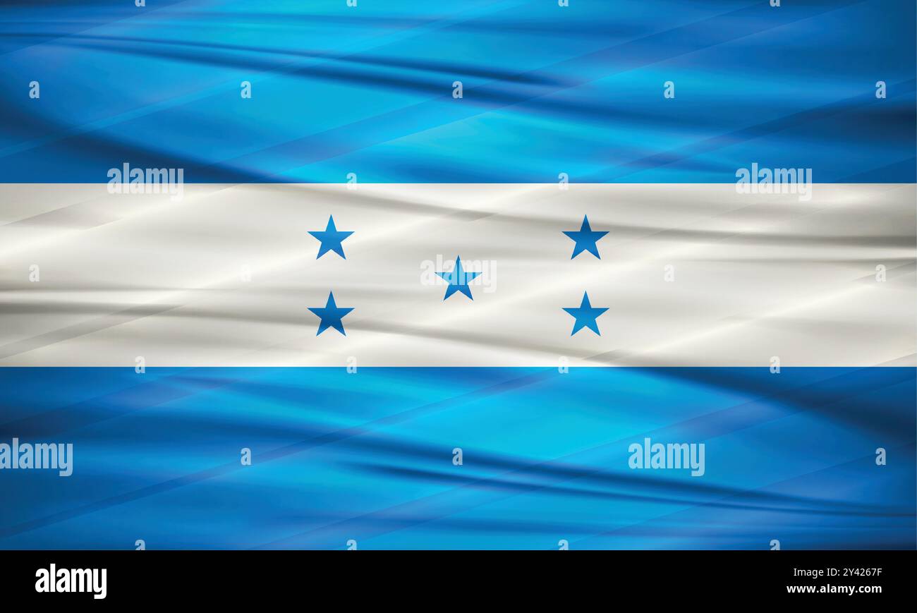 Editable honduras flag vector hi-res stock photography and images - Alamy