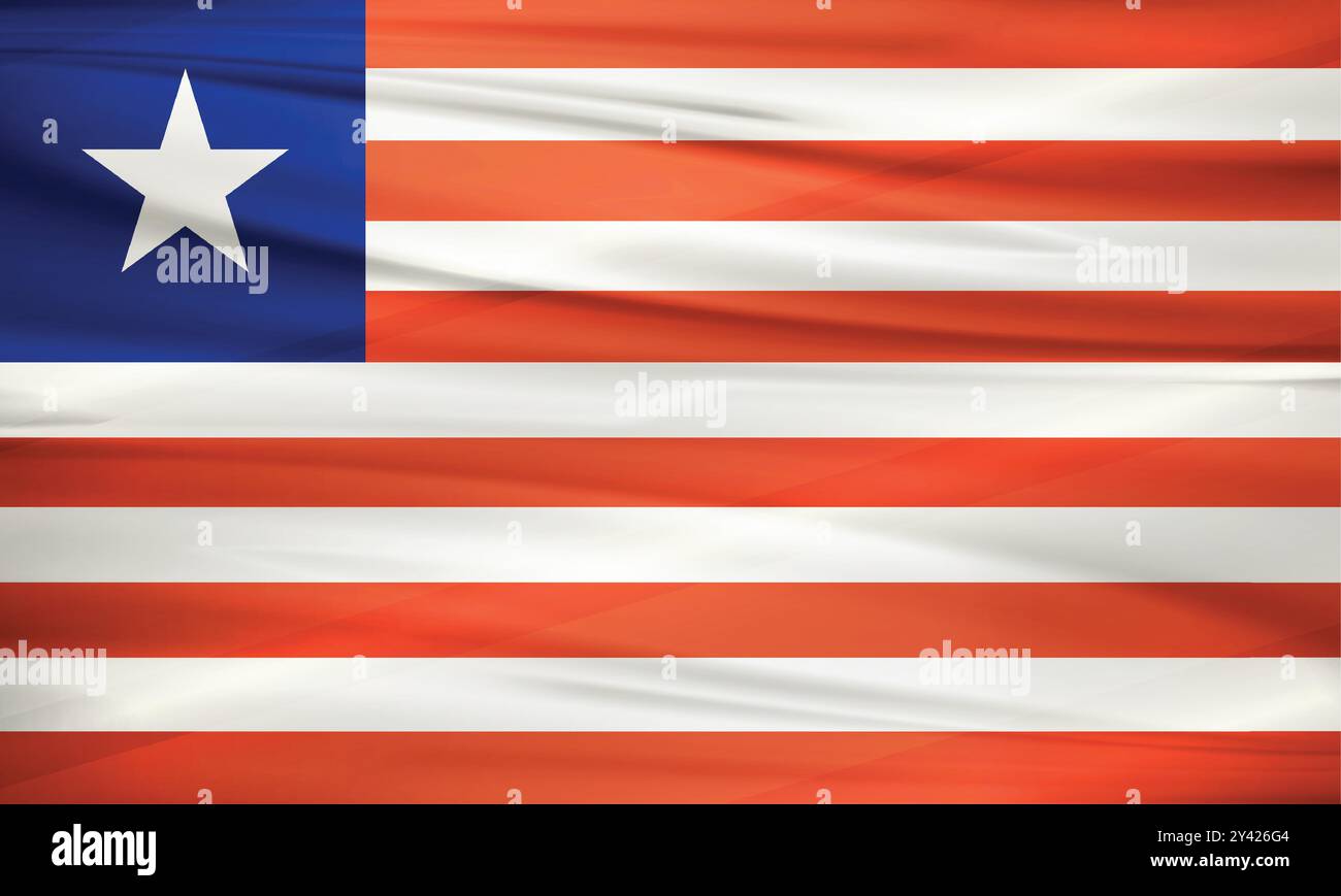 Editable vector liberia country flag hi-res stock photography and ...