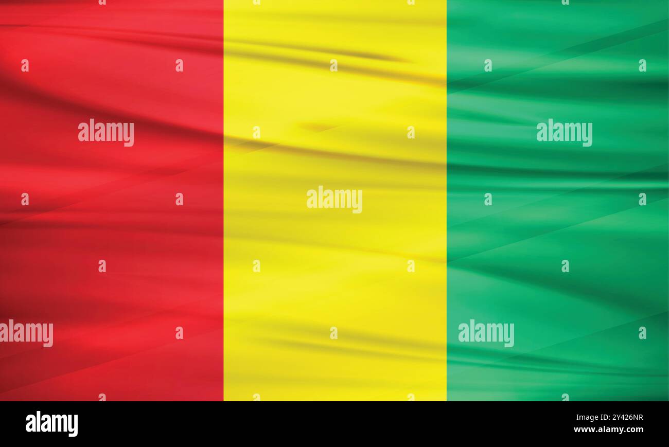National flag guinea vertical Stock Vector Images - Alamy