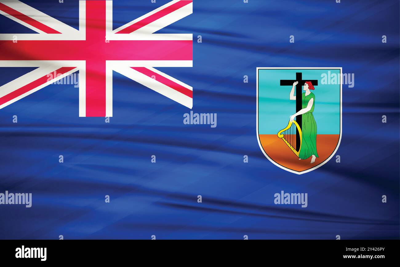 Editable vector montserrat country flag Stock Vector Images - Alamy