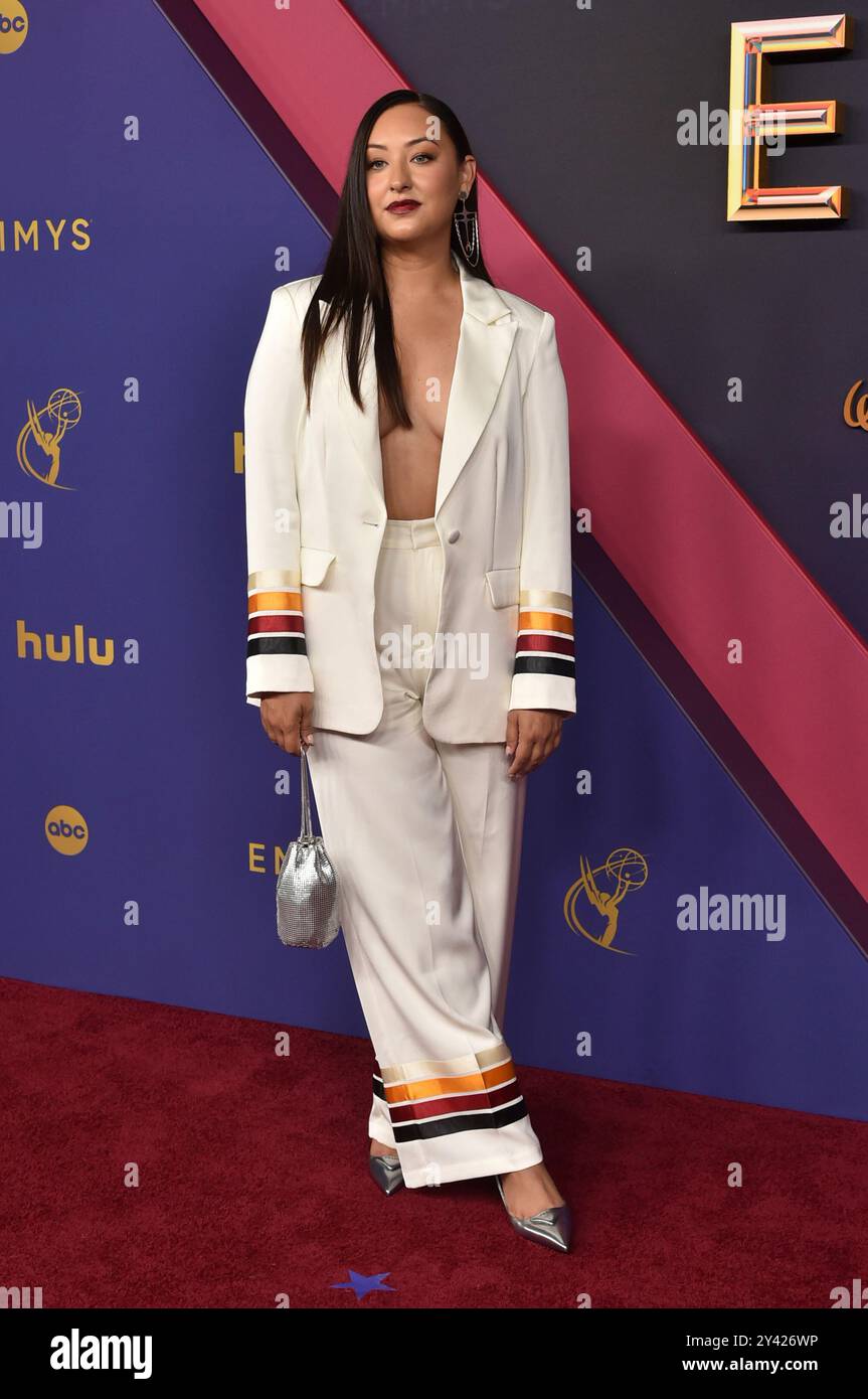 Tazbah Chavez arrives at the 76th Primetime Emmy Awards on Sunday, Sept ...