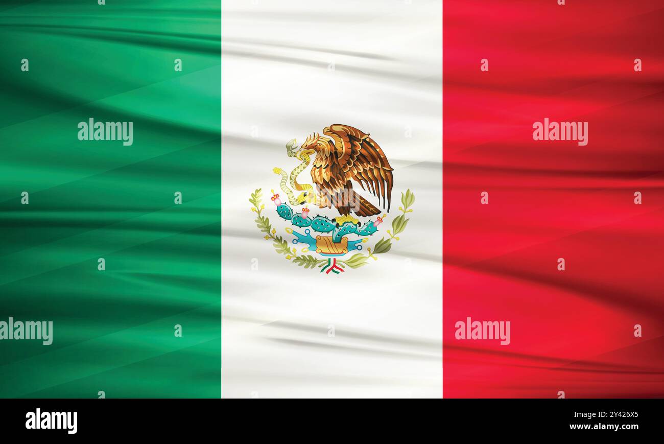 Mexico Flag and Editable Vector, Mexico Country Flag Stock Vector Image ...