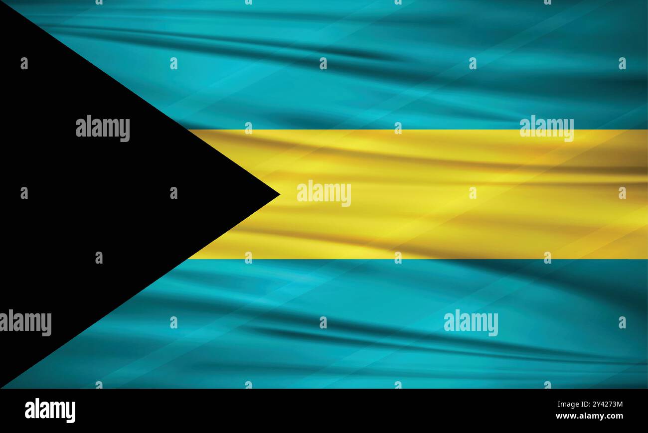 Editable vector the bahamas country flag hi-res stock photography and ...