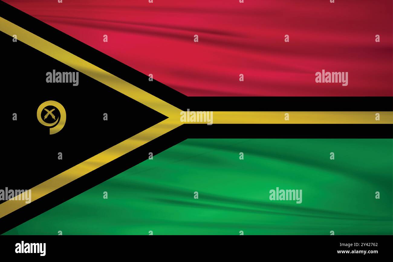 Editable vanuatu flag vector hi-res stock photography and images - Alamy