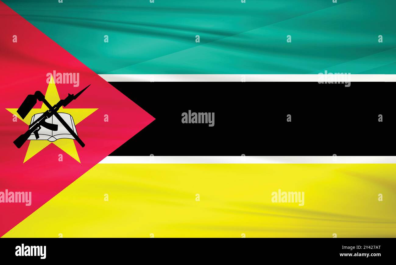 Editable mozambique flag vector Stock Vector Images - Alamy