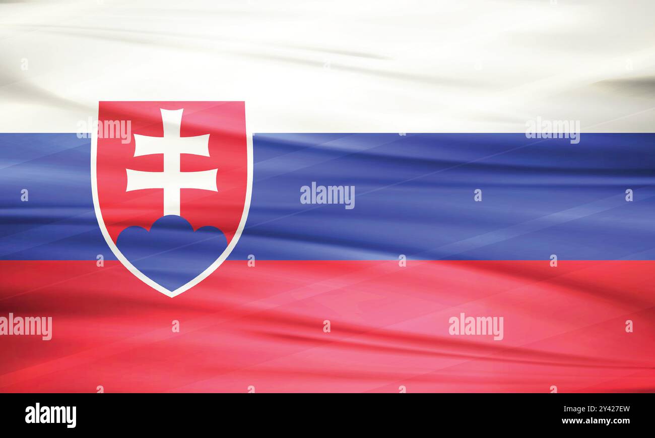 Editable vector slovakia country flag hi-res stock photography and images - Alamy
