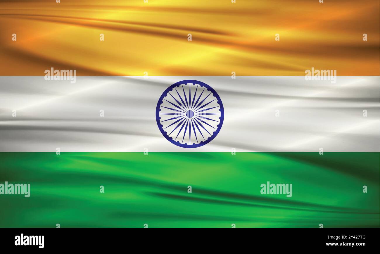 Flag of india vector vectors hi-res stock photography and images - Alamy