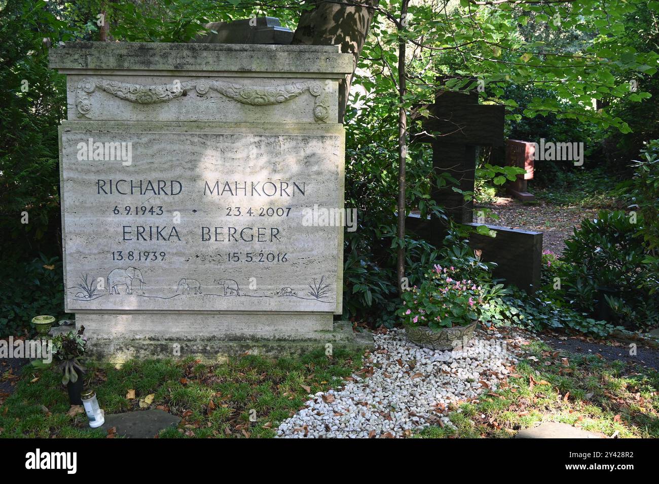 Grab Erika Berger und ihrem Ehemann Richard Mahkorn auf dem Kölner ...