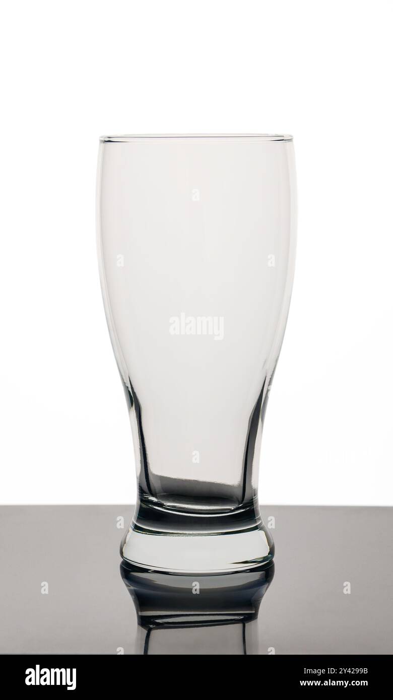 Shaker pint glass isolated on white Stock Photo - Alamy
