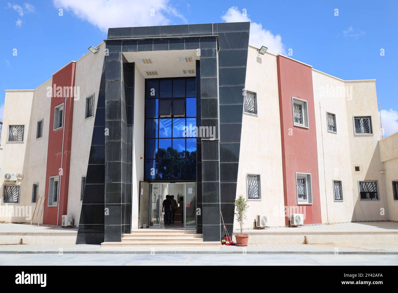 The addiction treatment center building seen in Misrata. This center is ...