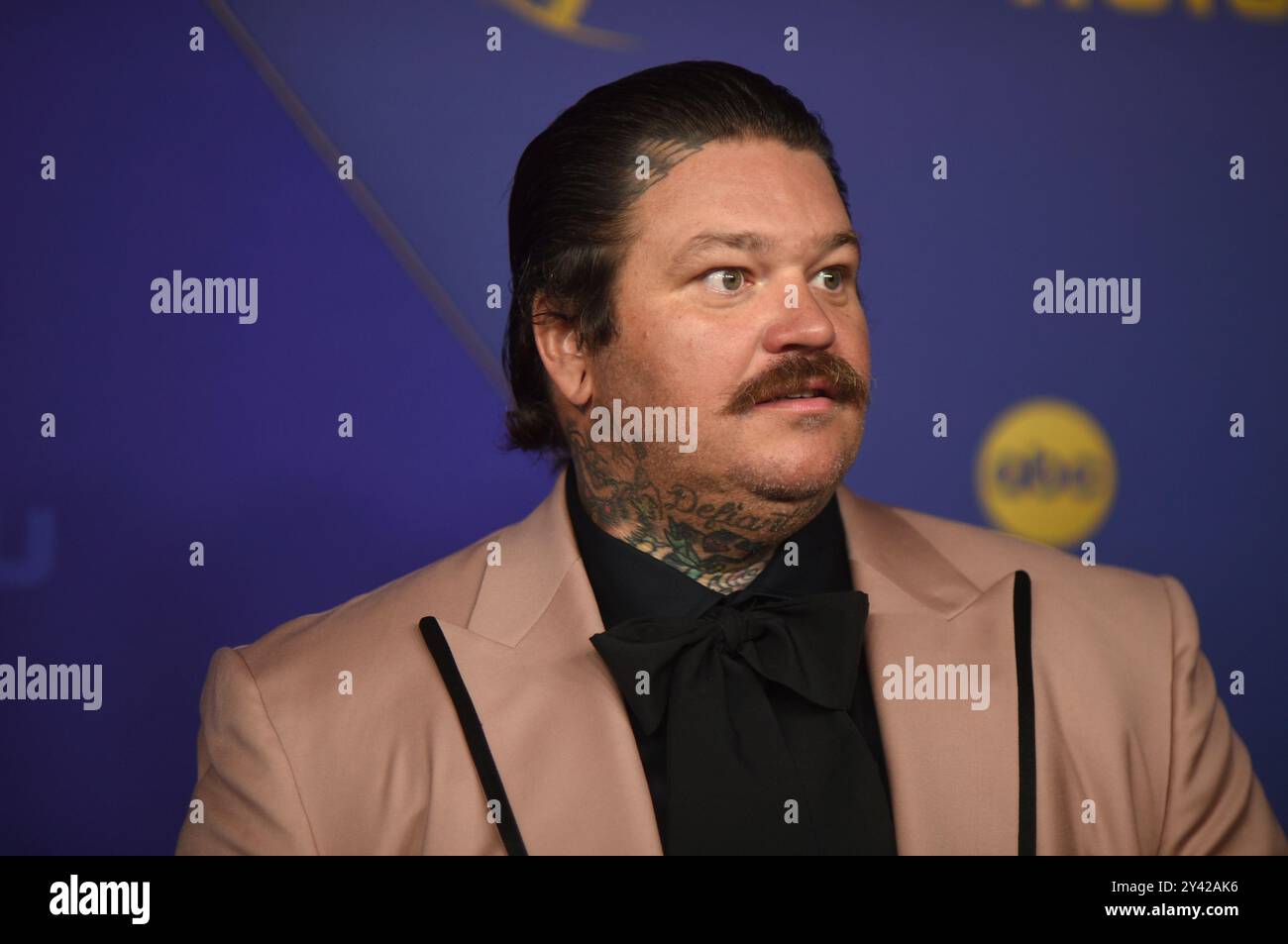 Matty Matheson arrives at the 76th Primetime Emmy Awards on Sunday ...