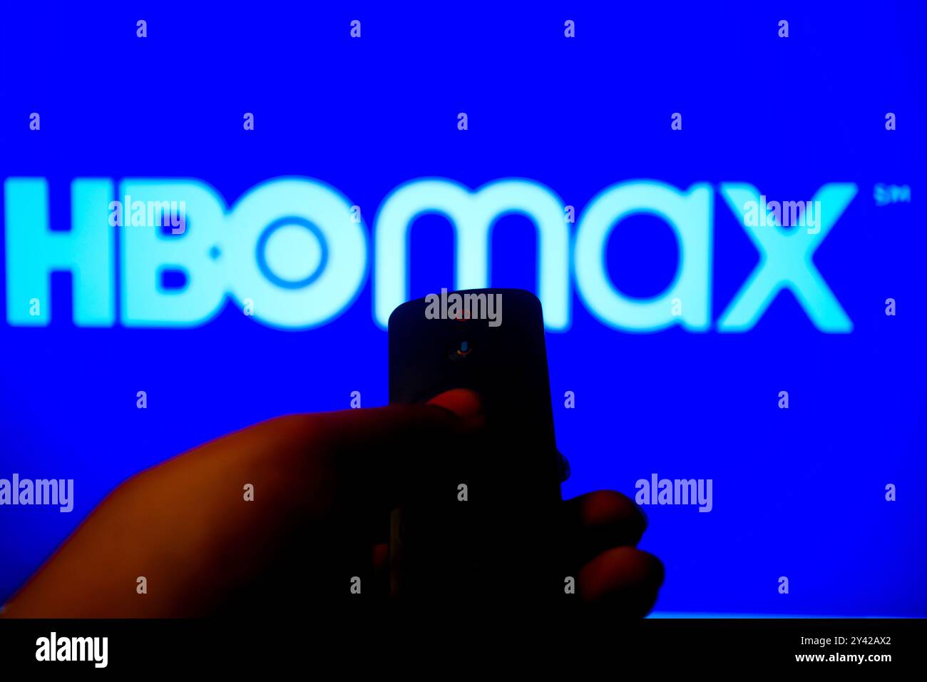 In this photo illustration, a HBO MAX logo seen displayed in the ...