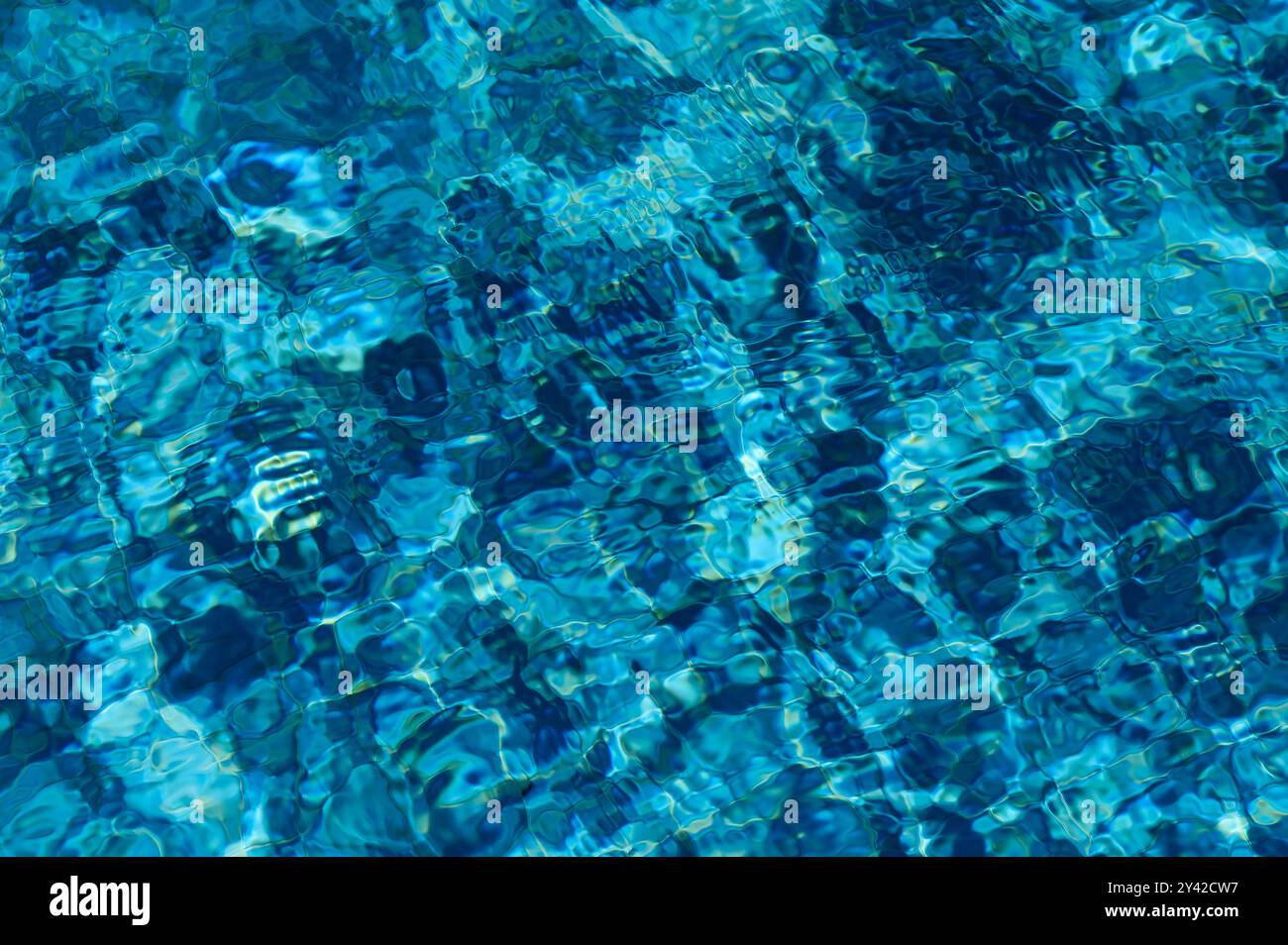 Water surface in vibrant blue Stock Photo - Alamy