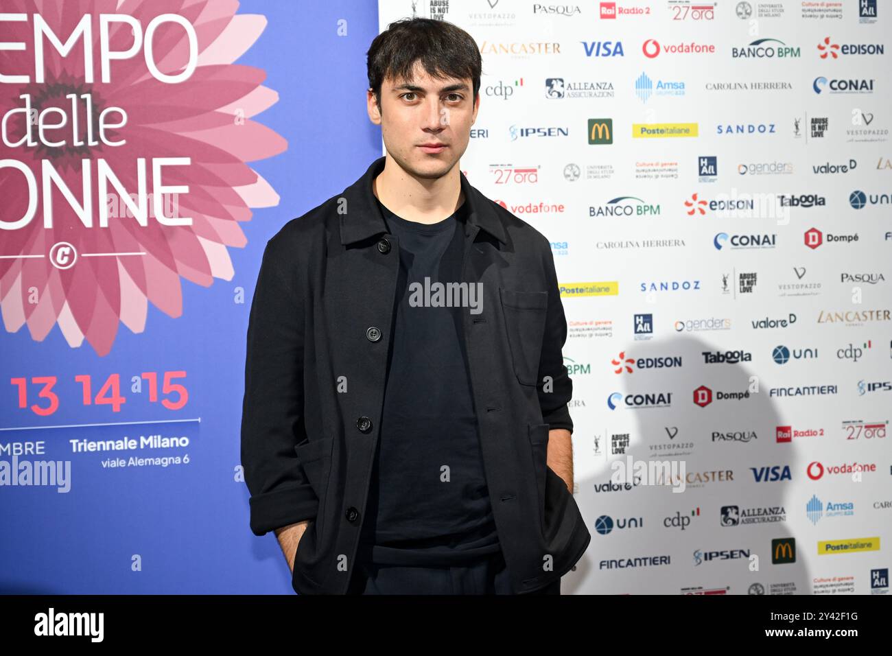 Milan, "The Time of Women" 2024. In the photo: Matteo Paolillo Stock ...