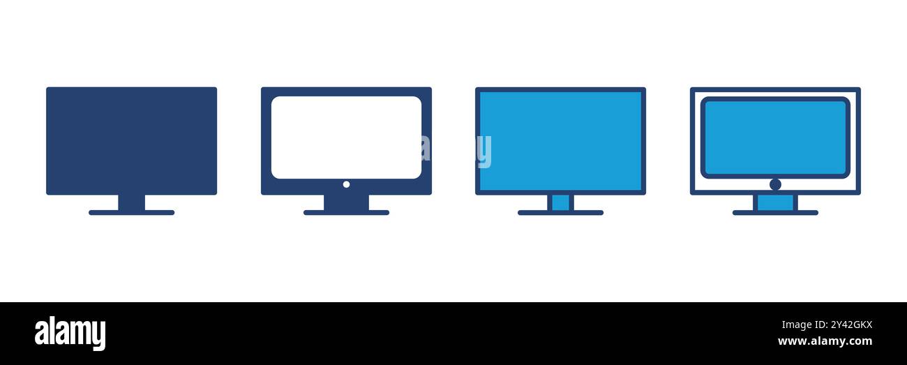 Tv icon vector. television icon vector Stock Vector Image & Art - Alamy