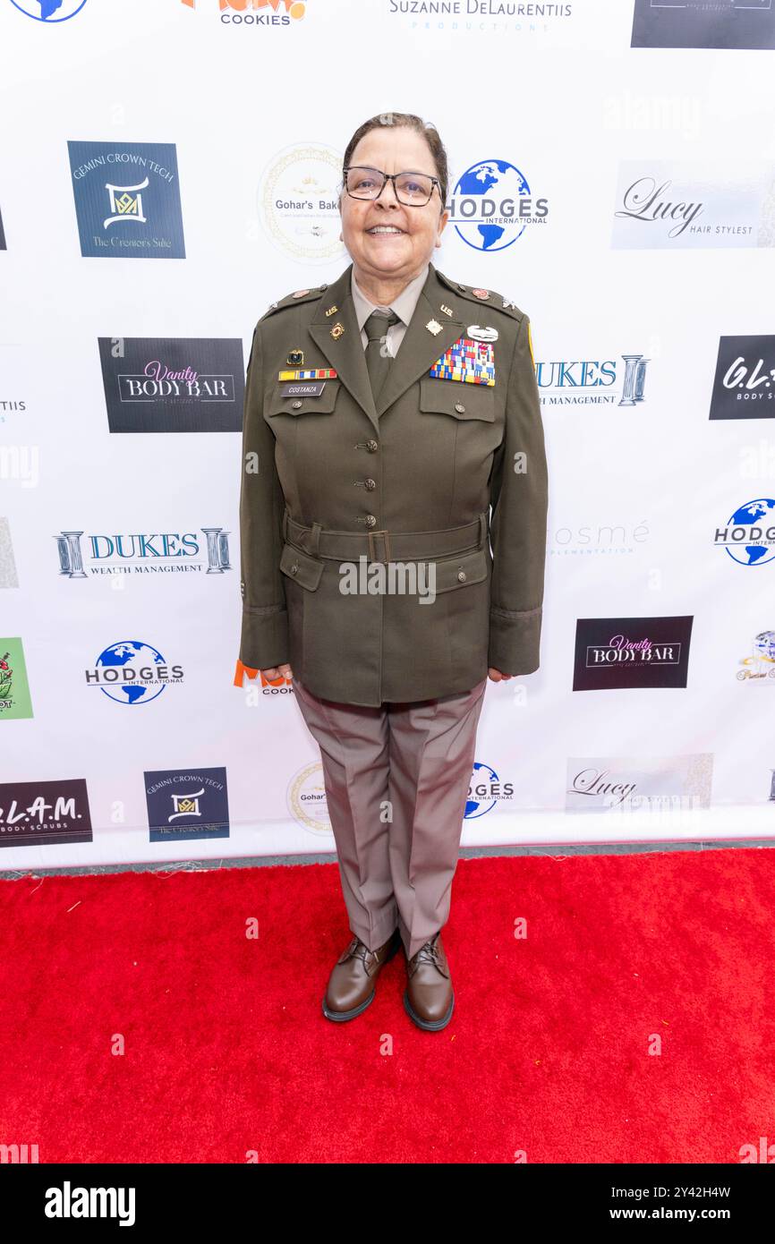 Los Angeles, USA. 15th Sep, 2024. Colonel (retired) Lisa Costanza ...