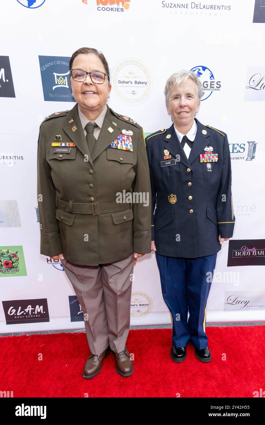 Los Angeles, USA. 15th Sep, 2024. Colonel (retired) Lisa Costanza ...