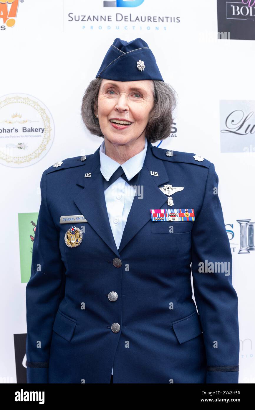 Los Angeles, USA. 15th Sep, 2024. Lt. Col USAF (ret) Maggie Dewan ...