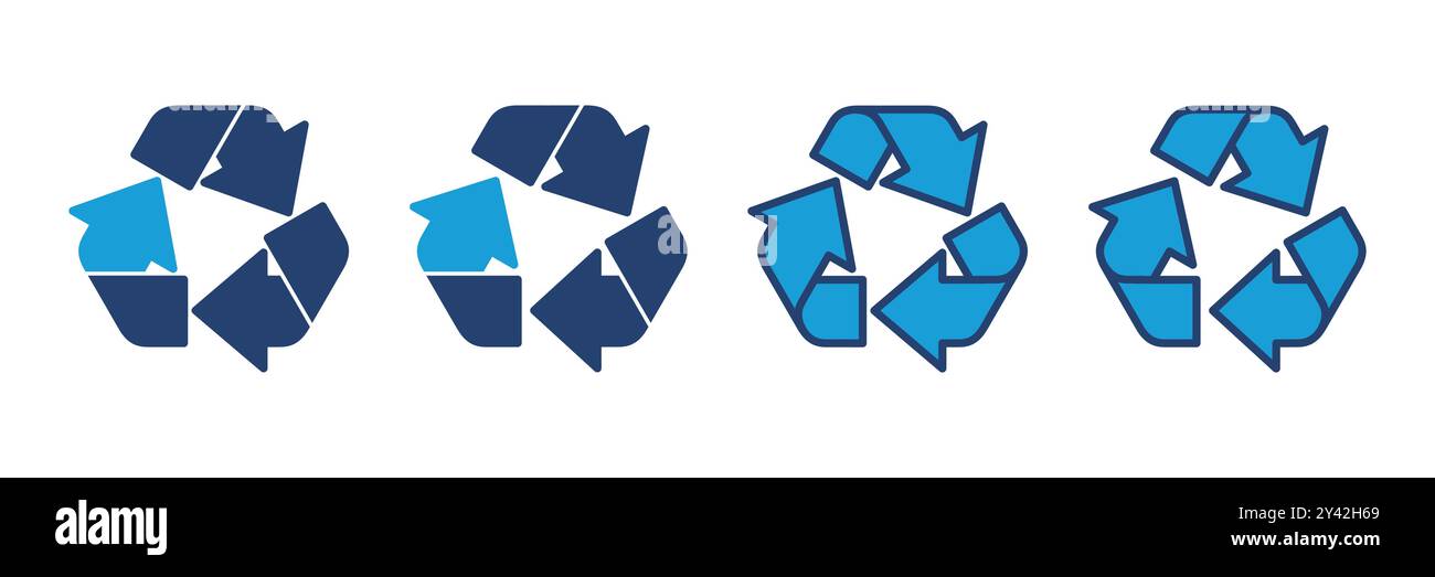 Recycle icon vector. Recycling vector icon Stock Vector Image & Art - Alamy