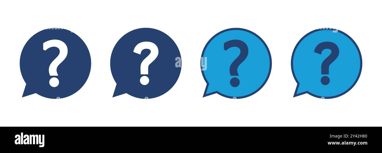 Question icon vector mark hi-res stock photography and images - Alamy