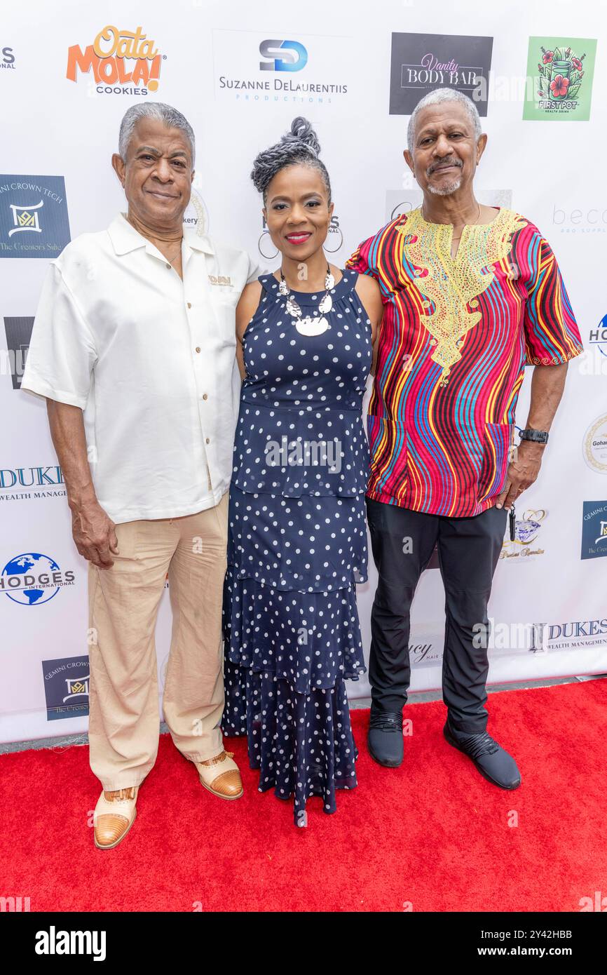 Los Angeles, USA. 15th Sep, 2024. Actor Tucker Smallwood, Actress Deja ...